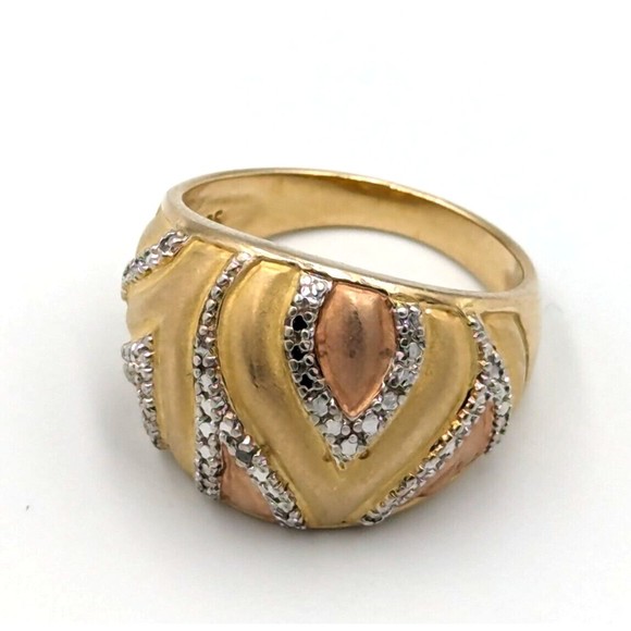 Ross-Simons | Jewelry | Ross Simons Sterling Silver Vermeil 925 Ring Sz ...